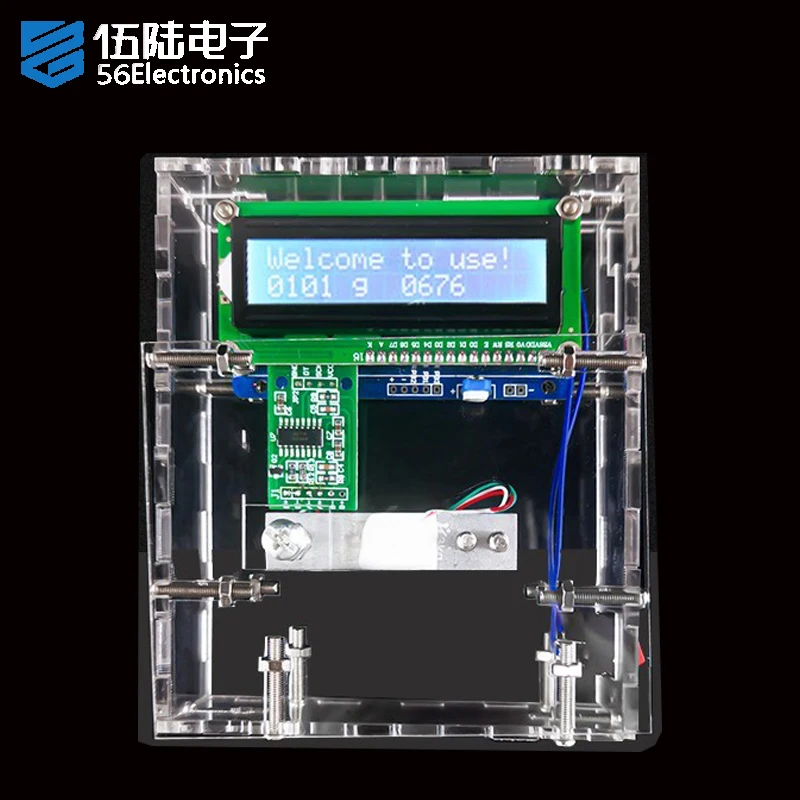 Microcontroller Electronic Scale DIY Kit with Bracket 3KG Load Cell ...