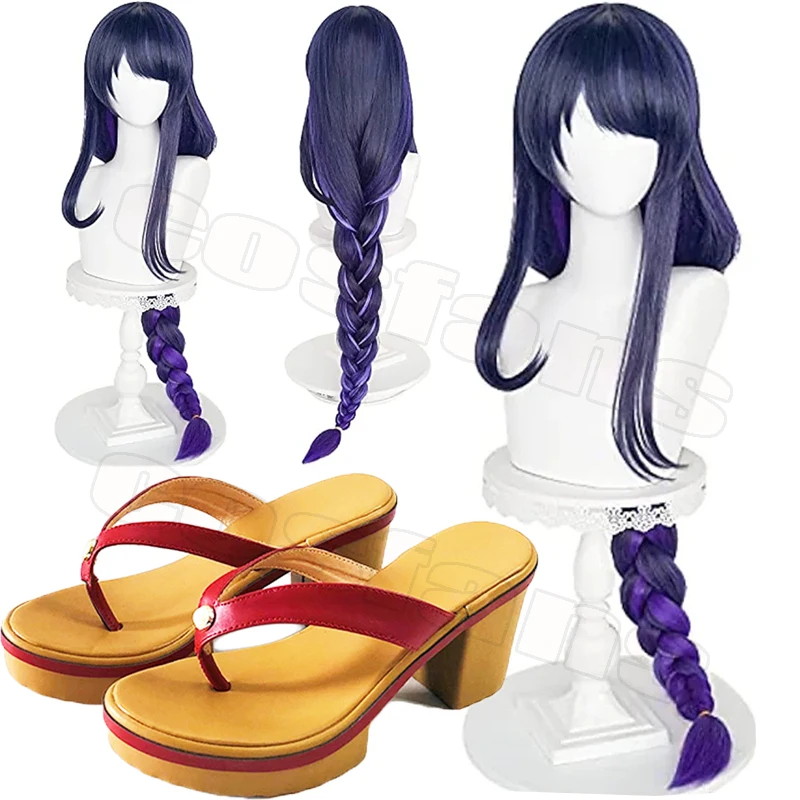 Game-Anime-Raiden-Shogun-Baal-Cos-Props-Genshin-Impact-Cosplay-Wigs ...