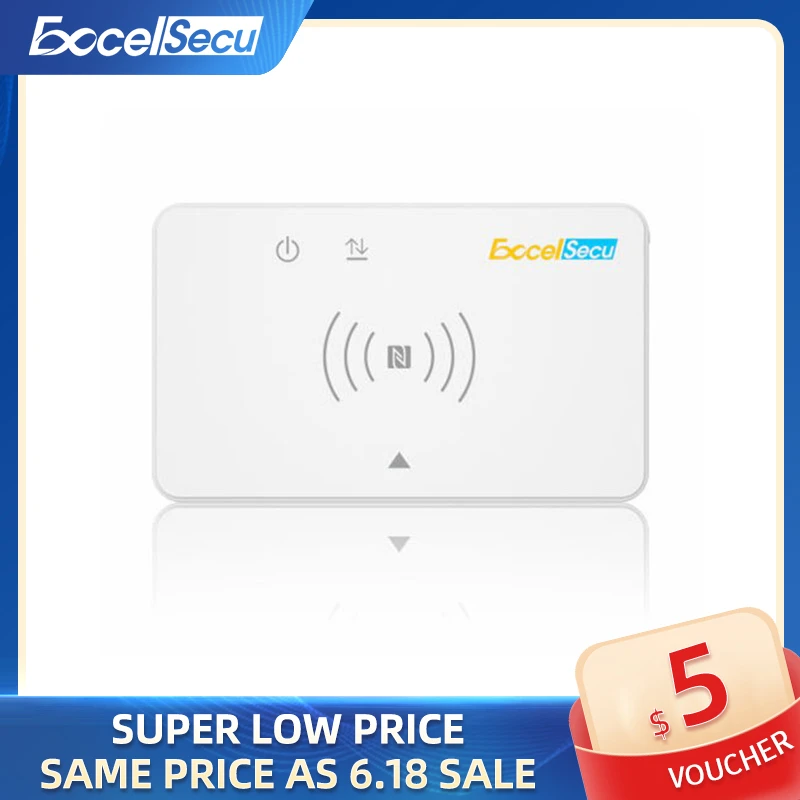 Excelsecu IC Card Reader Dual Interface USB And NFC Interface Reader ...