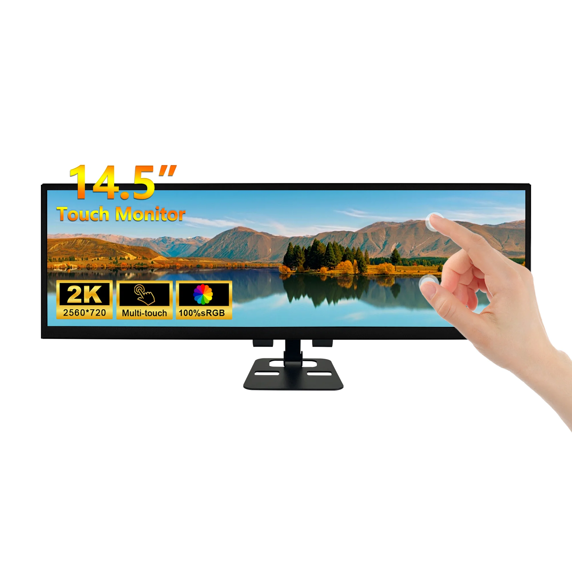 14-5-Inch-Stretched-Bar-External-secondary-screen-Touch-Monitor-HDMI ...