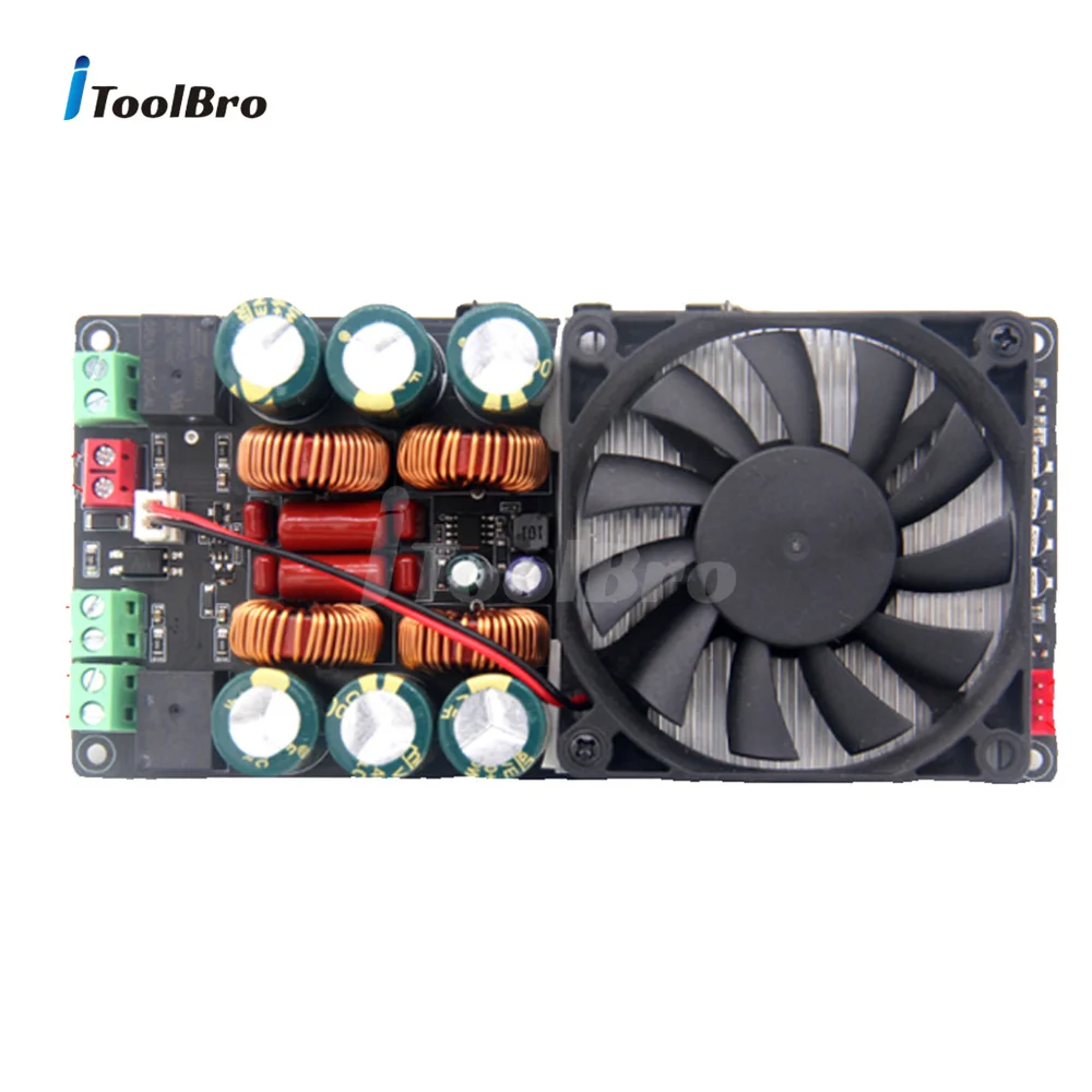 600W+600W DC 12-70V Class D HiFi Digital Stereo Power Amplifier Board ...