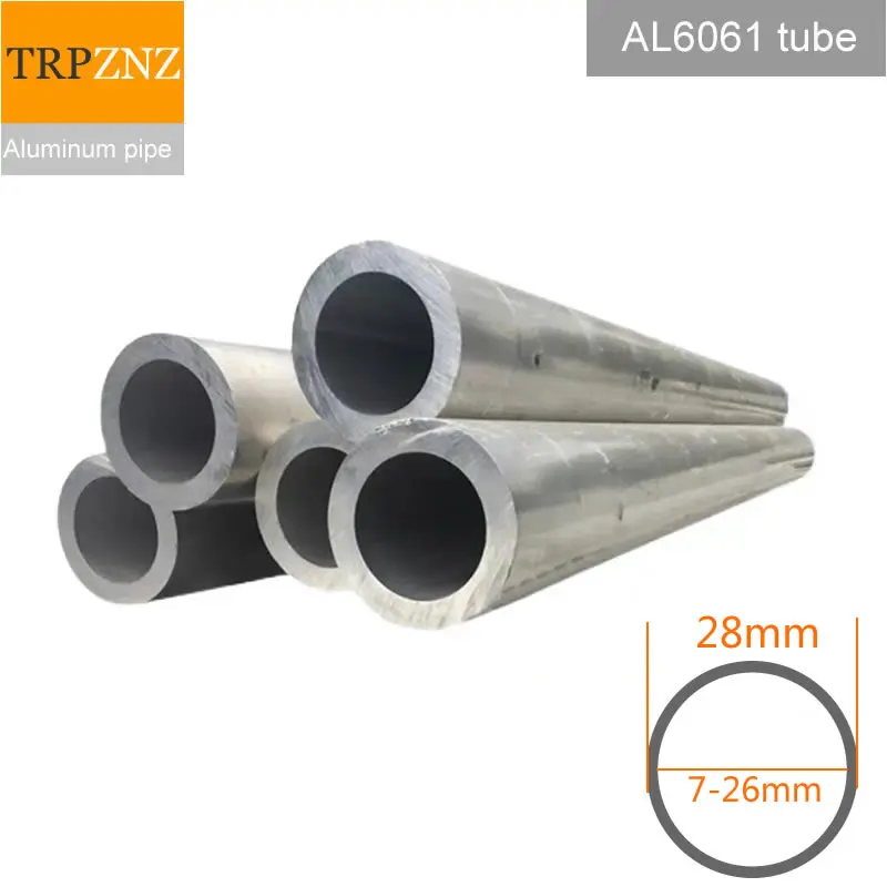 Aluminum-round-tube-6061-outer-diameter-28mm-inner-7-26mm-wall-1mm-10 ...