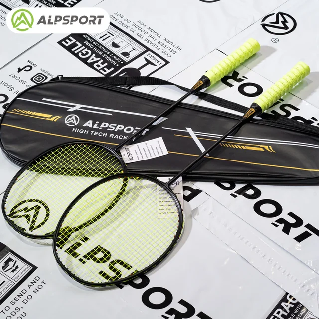 ALP XHP 2Pcs 100% Carbon Fiber Elastic 6U 72g 30Lbs Strung Racquet ...