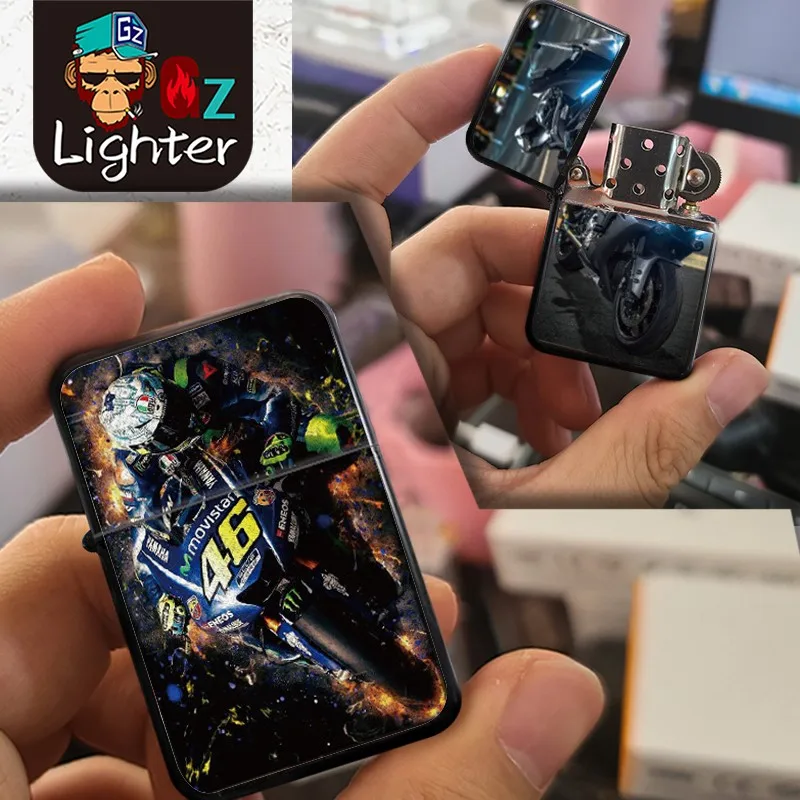 Personalized-Customized-Motorcycle-Metal-Kerosene-Lighter-Grinding ...