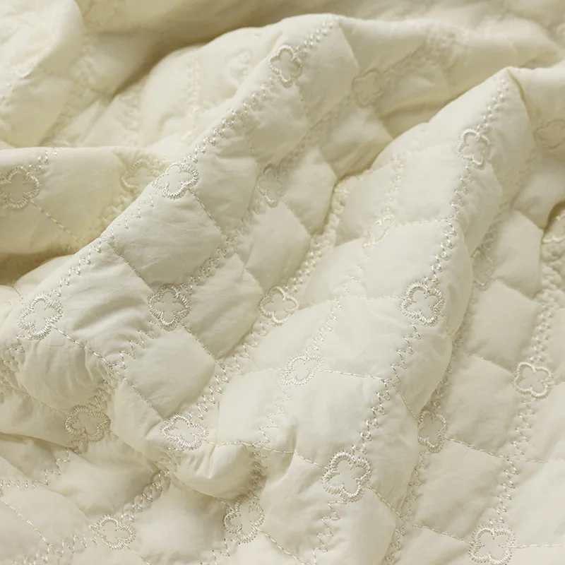 Embroidered fabricThickening Quilted Interlinings Cotton Fabric DIY ...
