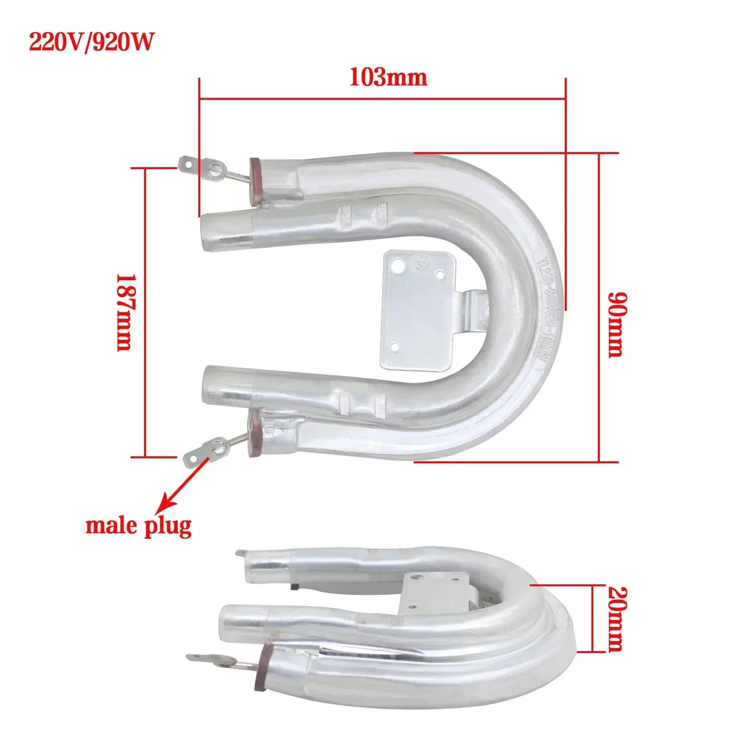 1/5Pcs Electric heating tube Universal coffee machine heating tube ...