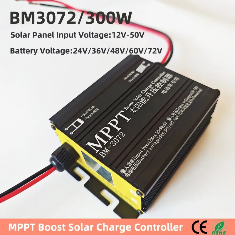 300W-Solar-Boost-Controller-MPPT-Solar-Charge-Controller-For ...