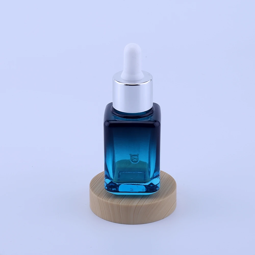 Light Blue Glass Bottle