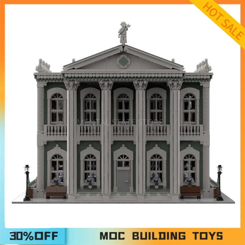 10199PCS-Customized-MOC-The-Palladian-Library-Building-Blocks ...