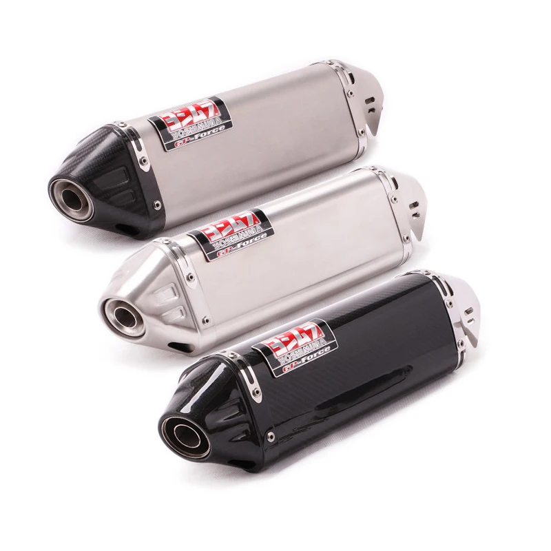 Universal-Motorcycle-Exhaust-Muffler-Yoshimura-GP-Carbon-Fiber-Escape ...
