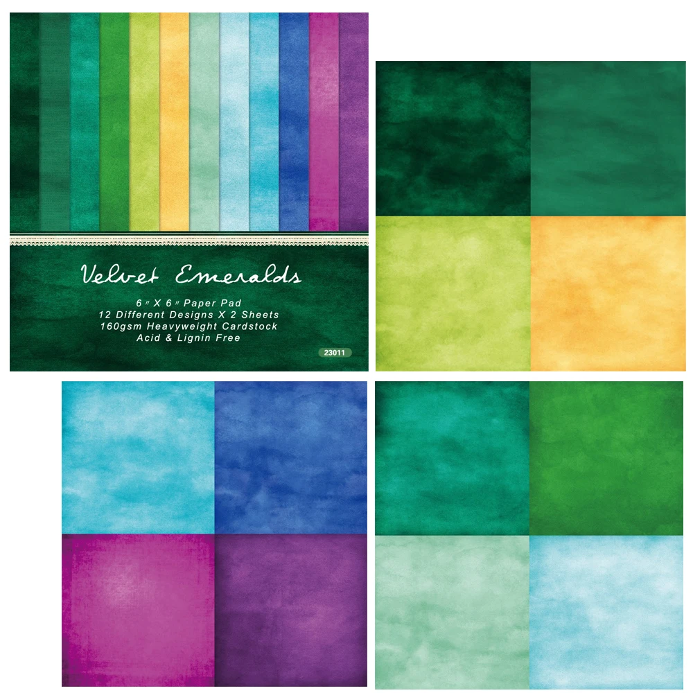 Alinacutle-Kerst-Bloem-Papier-Pak-24-Vellen-6-Patroon-Papieren-Pad-Voor ...