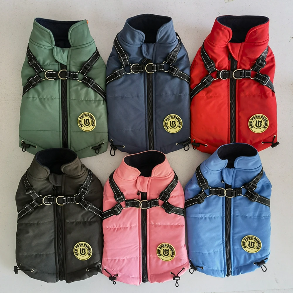 Pet-Dog-Jacket-With-Harness-Winter-Warm-Dog-Clothes-Waterproof-Big-Dog ...