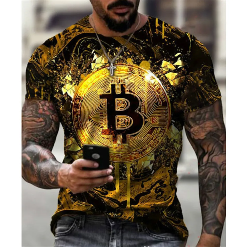 Bitcoin Summer Shirts Men | Mens Shirt Bitcoin Print | Clothes Bitcoins ...