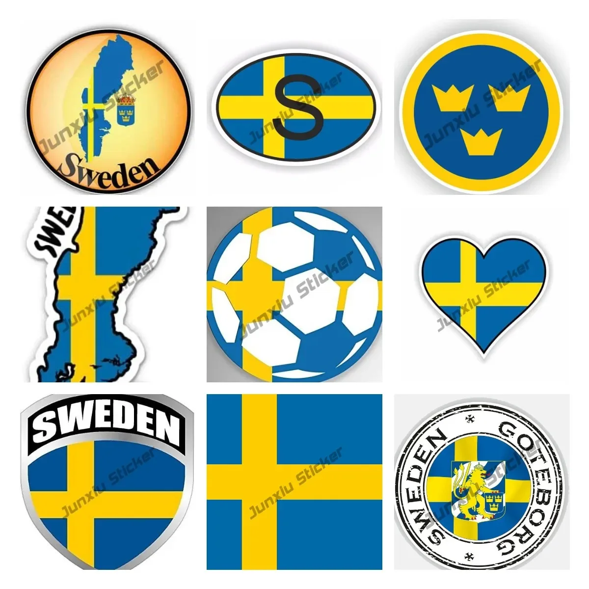 Swedish-Sticker-Swedish-Nordic-Flag-Shield-Decal-Badge-Sweden-Map-Skull ...