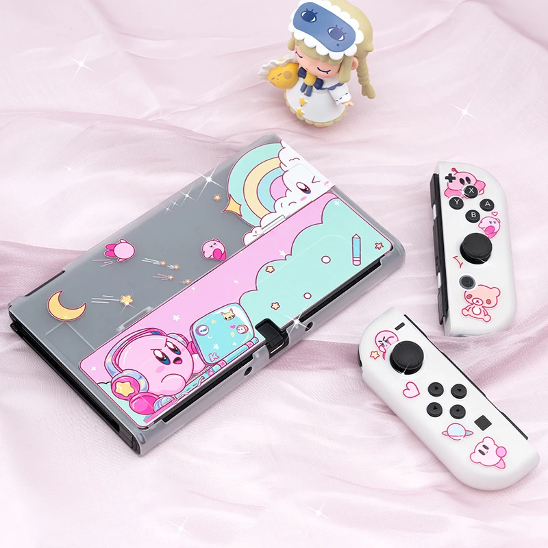 Kawaii Cartoon Protective Case for Nintendo Switch OLED Dockable Cover ...