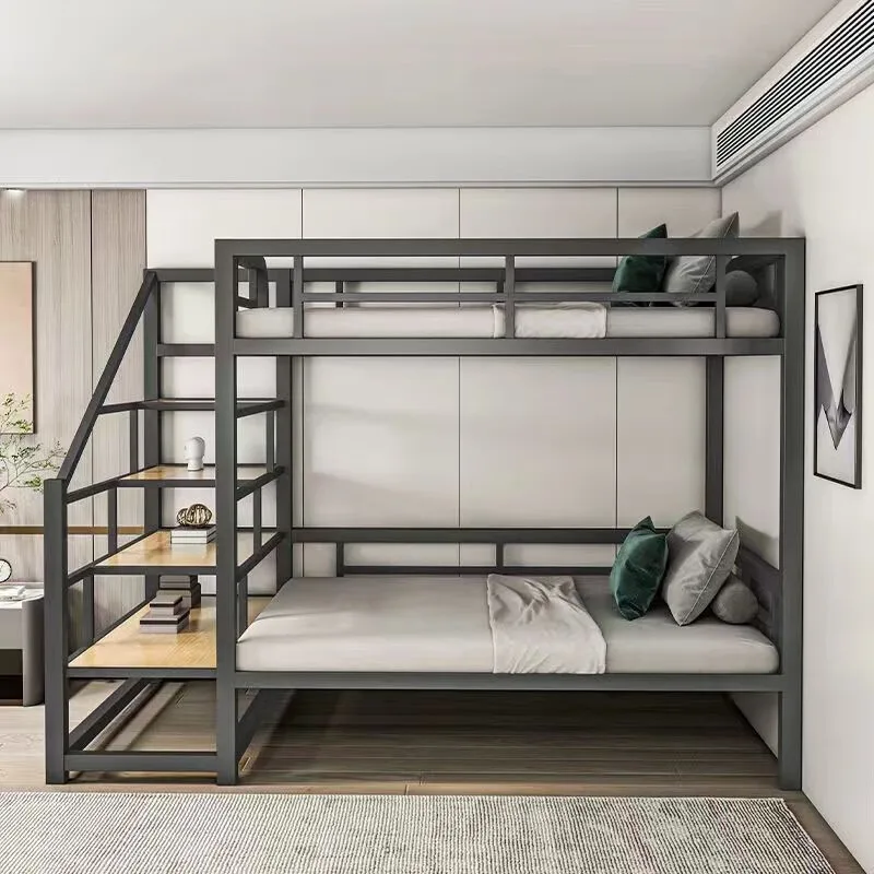 Floor-bed-Adult-bunk-bunk-double-loft-high-and-low-frame-bed-table ...