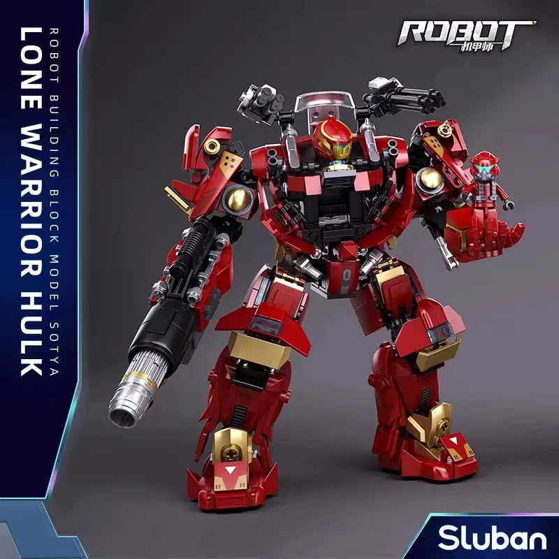 Sluban Building Block Toys Robot Alpha B1181 Warrior Hulk 588pcs Bricks ...