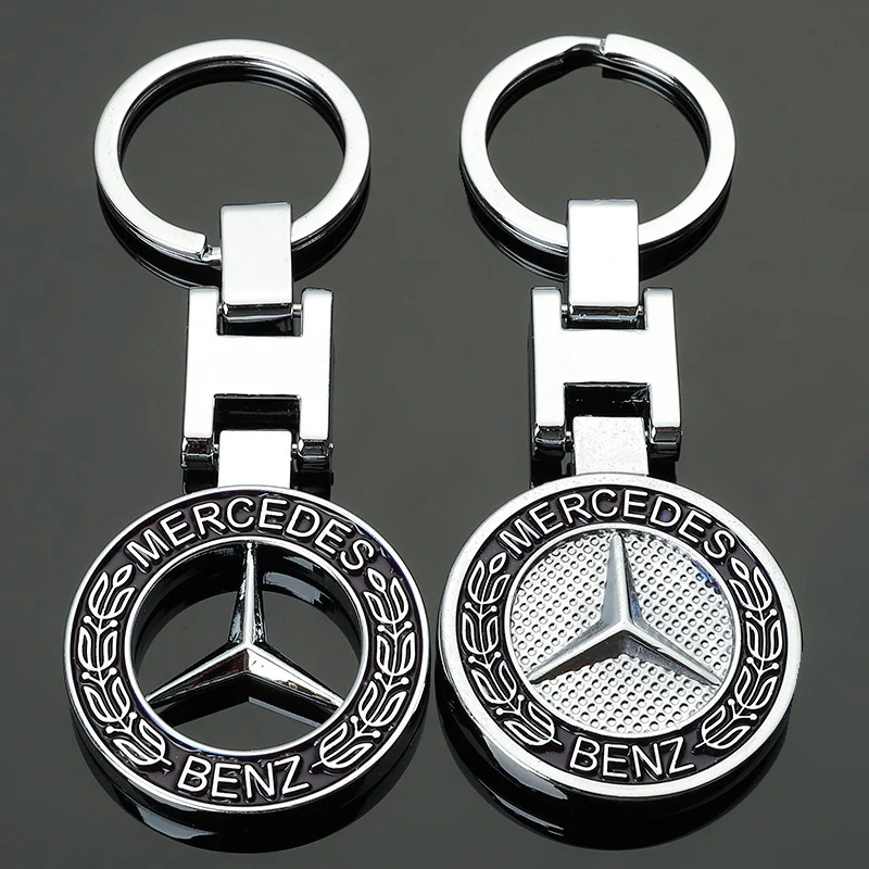 1Pcs-Car-Logo-Keychain-Metal-Keyring-Key-Accessories-For-Mercedes-Benz ...