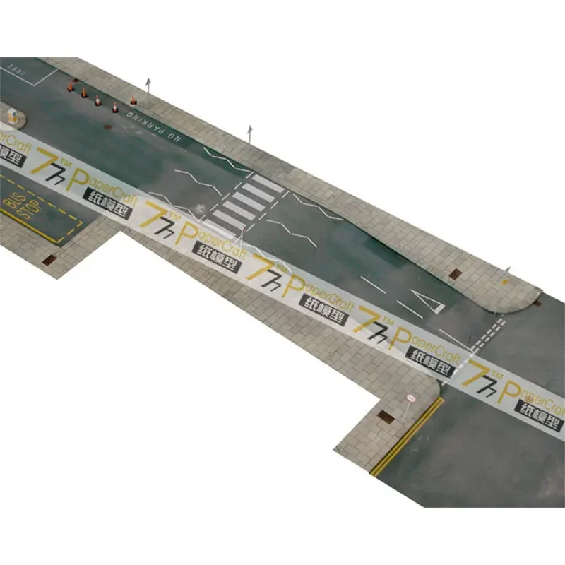 1-87-1-150-Scale-Paper-Model-Roads-and-Sidewalks-Model-Miniature ...