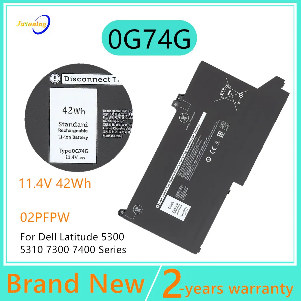 0G74G Laptop Battery for DELL Latitude 5300 5310 7300 7400 Series ...