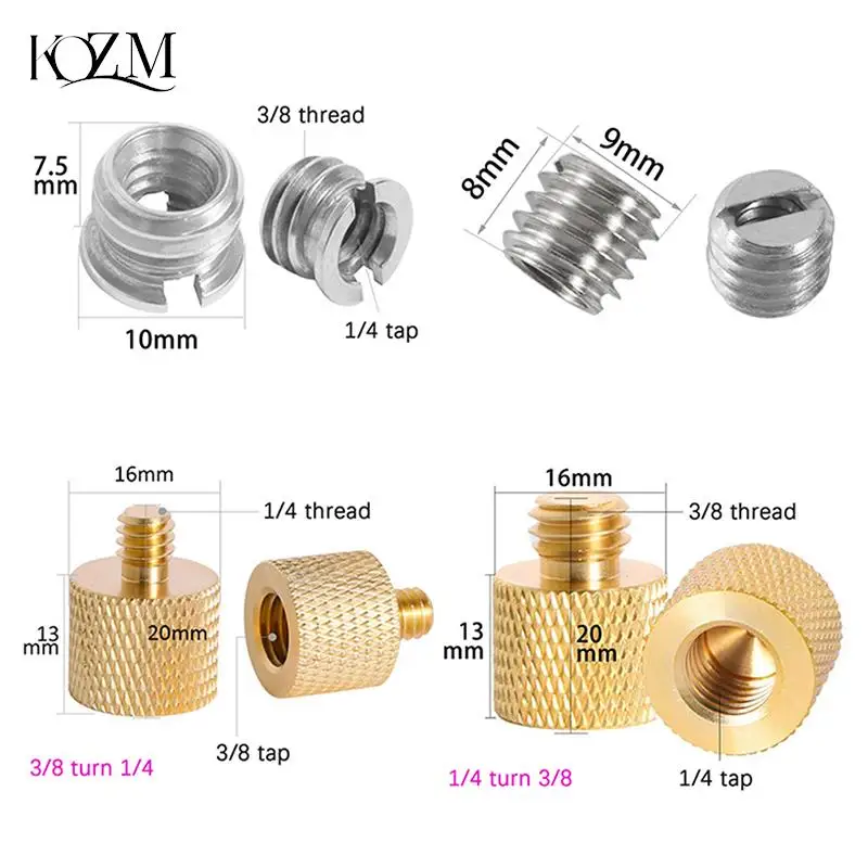 Camera Accessories Camera Screw Conversion Nut 5 8 To 3 8 To 1 4 Inch Camera Accessories Camera Screw Conversion Nut 5 8 To 3 8 To 1 4 Inch
