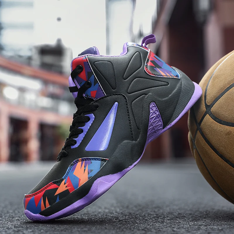 Men-s-basketball-shoes-Breathable-cushioning-non-slip-sports-shoes ...