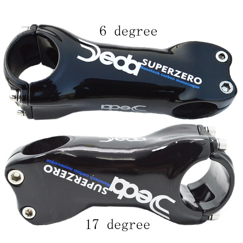 Jeda Black Color Full Carbon Stem Ultra Light 6 Degree 17 Degree 60mm ...