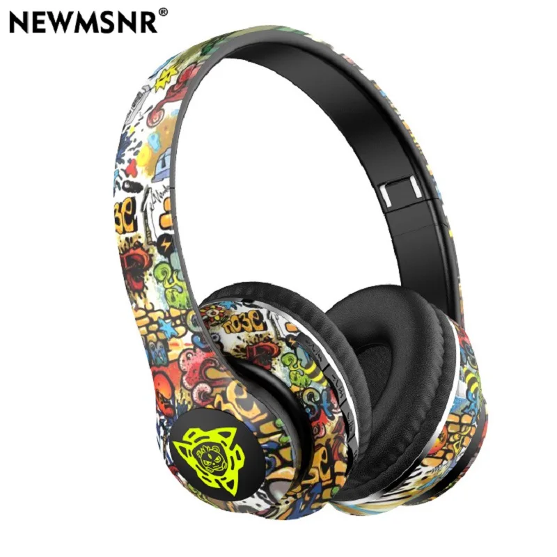 Graffiti Headphones Bluetooth Headsets Wireless Earphones Stereo ...