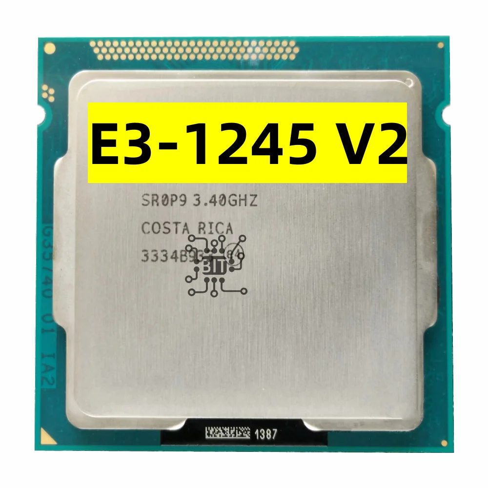 Original Xeon E3 1245 V2 E3 1245 V2 3.4 GHz Quad Core oito thread CPU ...
