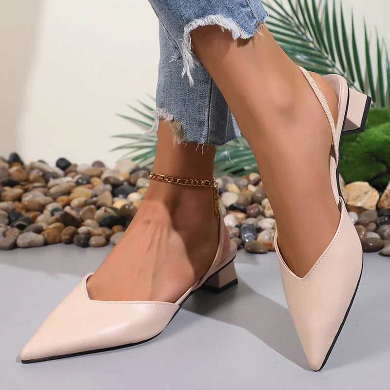 All-Match Slip On Plus Size Pumps Women Summer Party Comfortable Thick ...