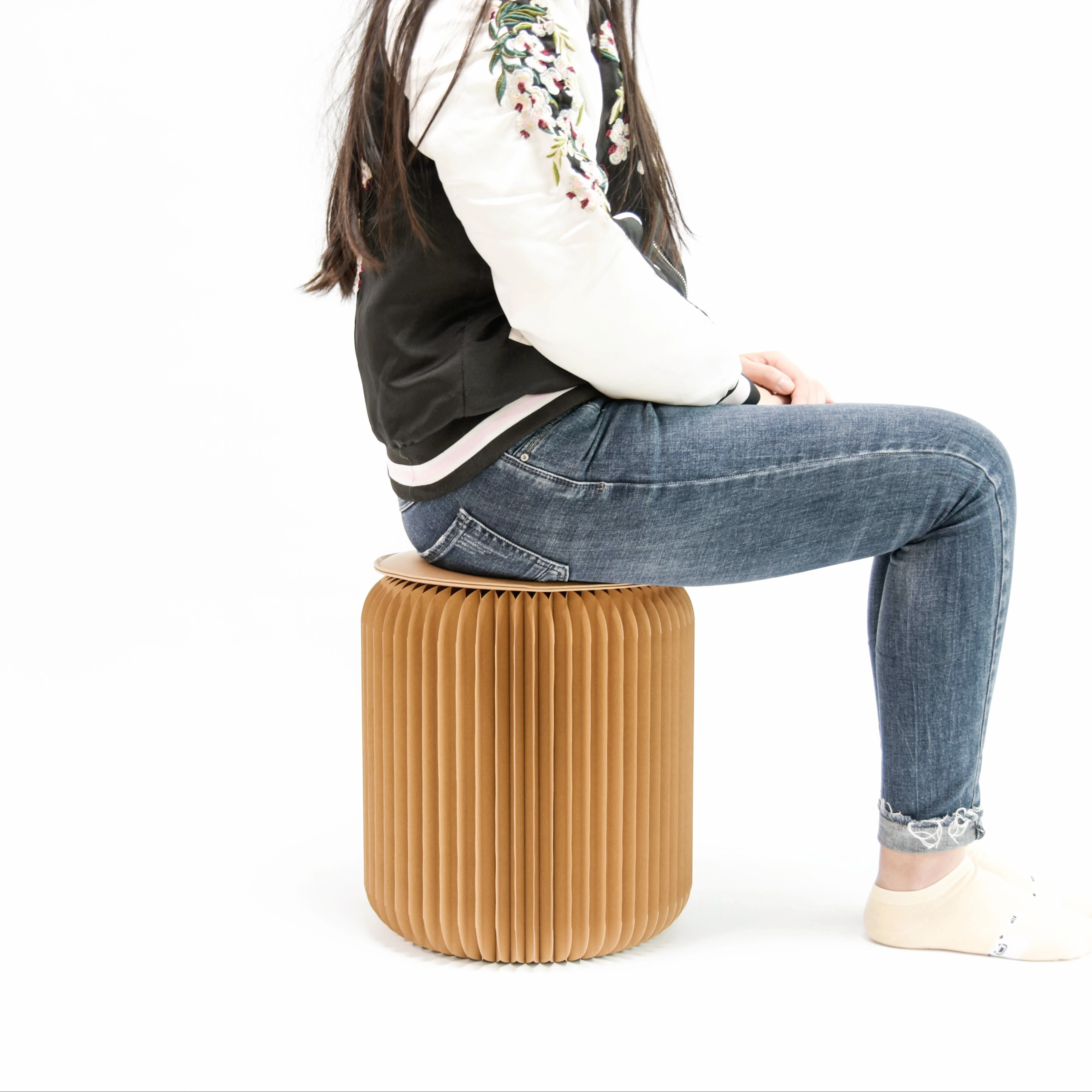 paper-stool-foldable-chair-honeycomb-stoolchairs-for-living-room-office ...