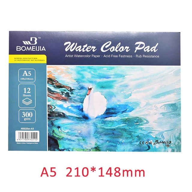 100% Cotton 300g/m2 Watercolor Paper Water Color Drawing Paper ...