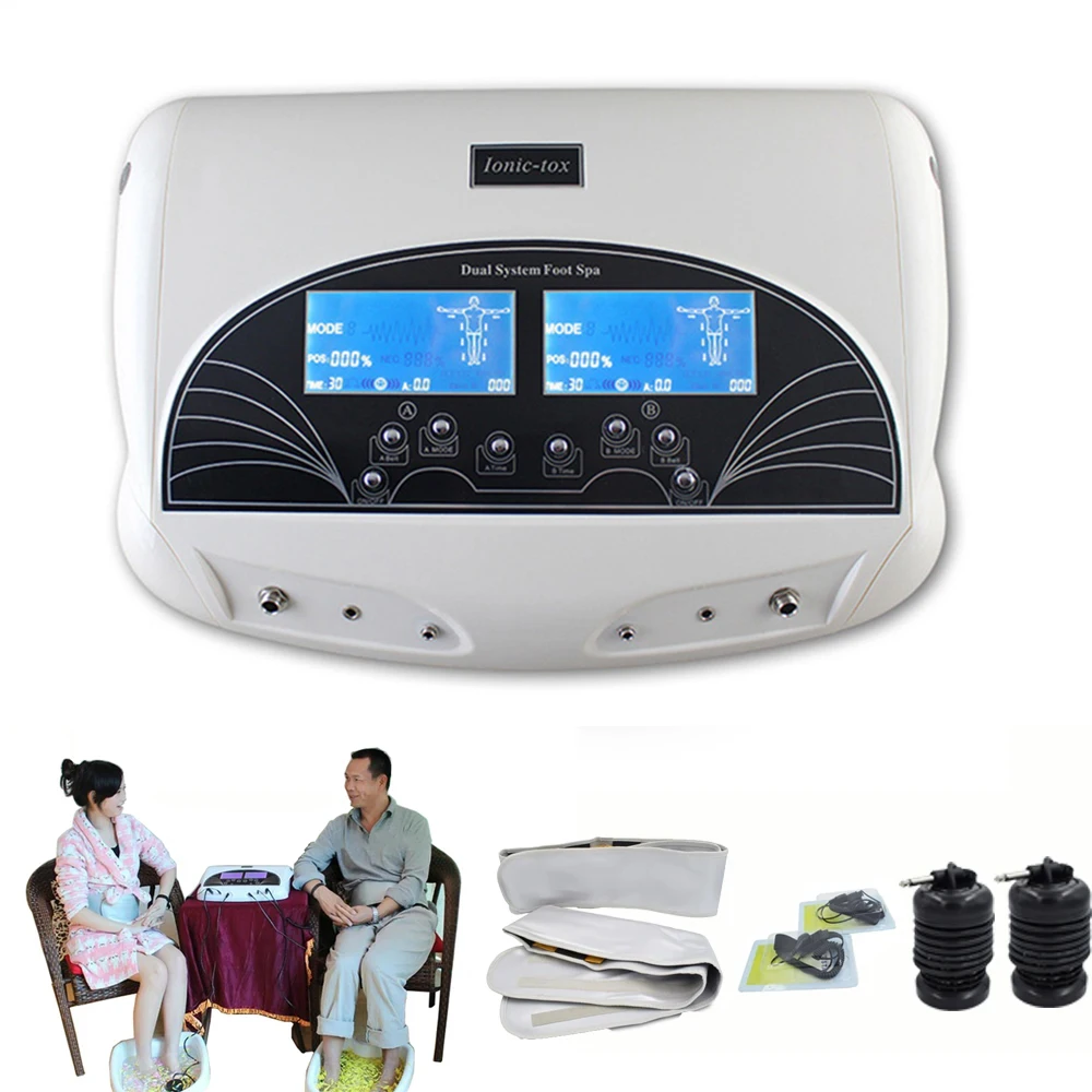 NEW-Dual-Ionic-Cleanse-Detox-Machine-TENS-Massage-Therapy-Ionic-Detox ...