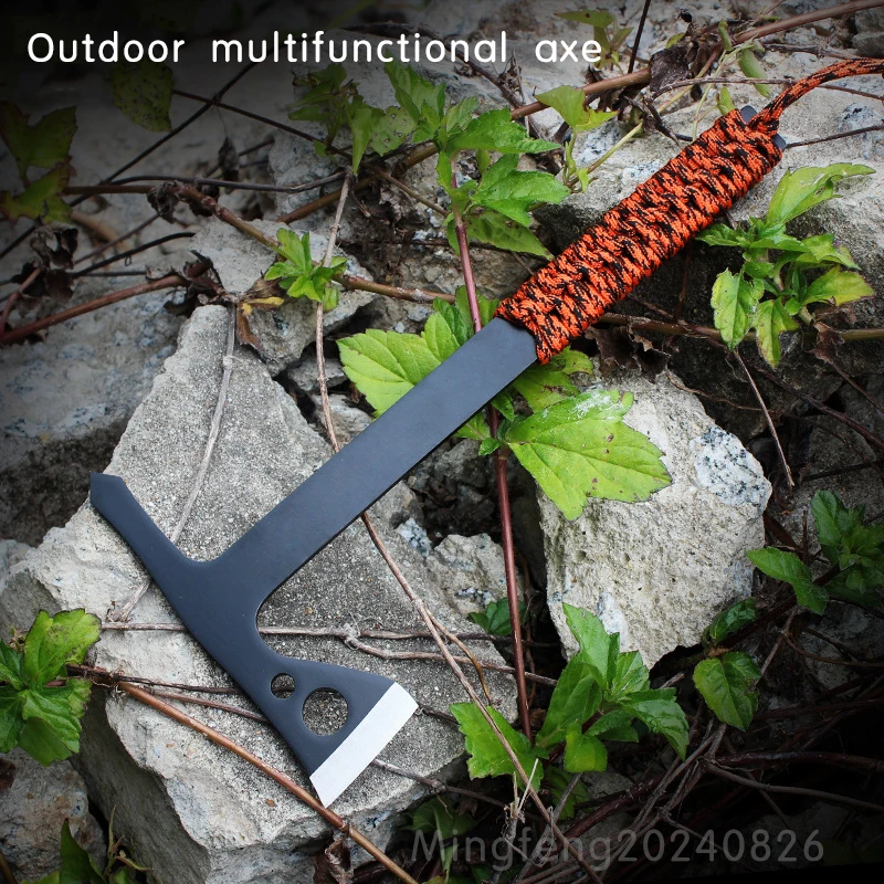 Outdoor camping tactical knife, mountain cutting, wood chopping ...