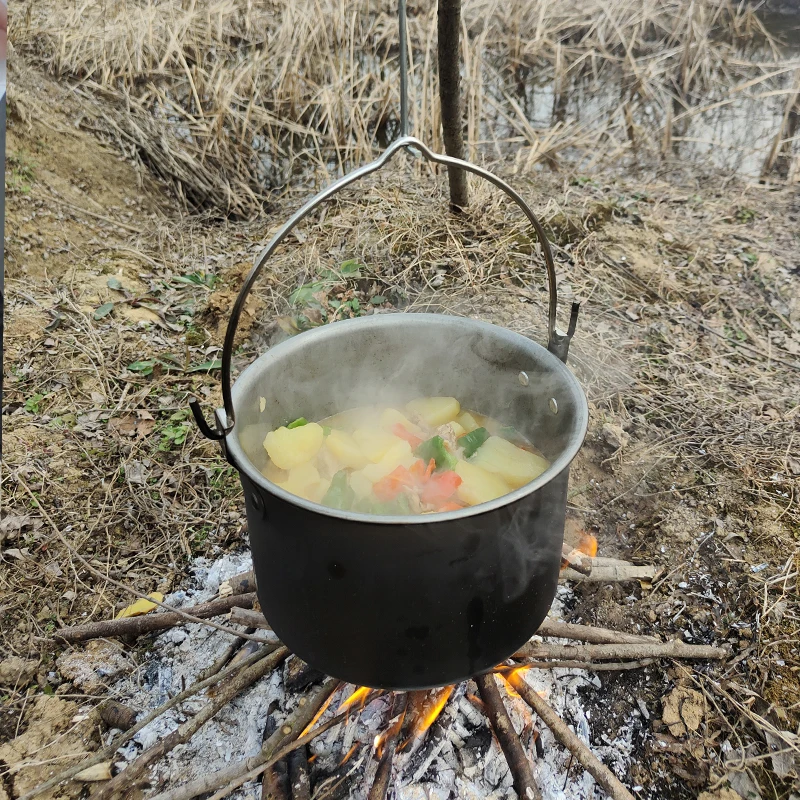 Outdoor Tableware Big Capacity Aluminum Alloy Camping Picnic Hanging ...