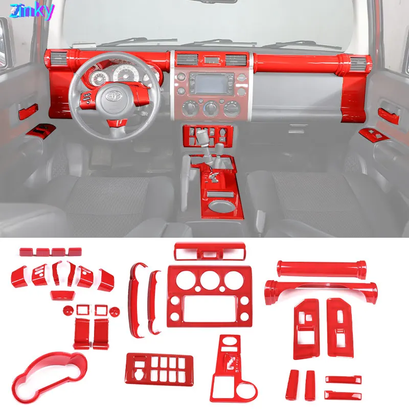 For-Toyota-FJ-Cruiser-2007-2021-Car-central-gearbox-decorative-panel ...