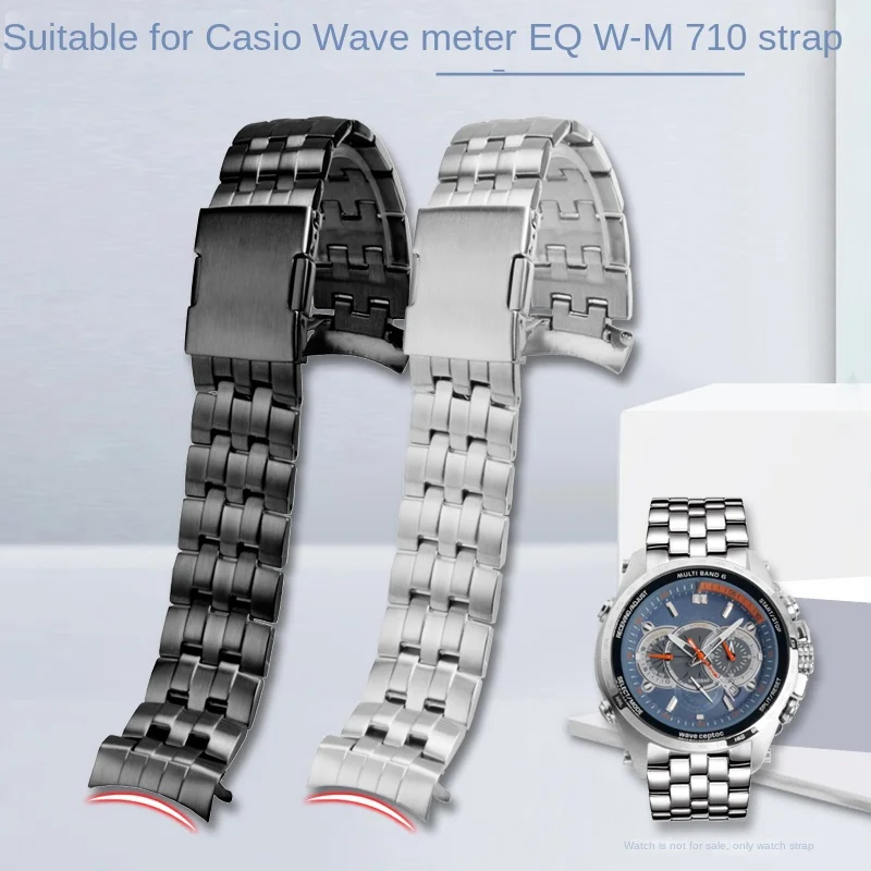 For-Casio-Edifier-5089-EQB-900-EQW-M710DB-EQW-500-EQW-510-arc-Stainless ...