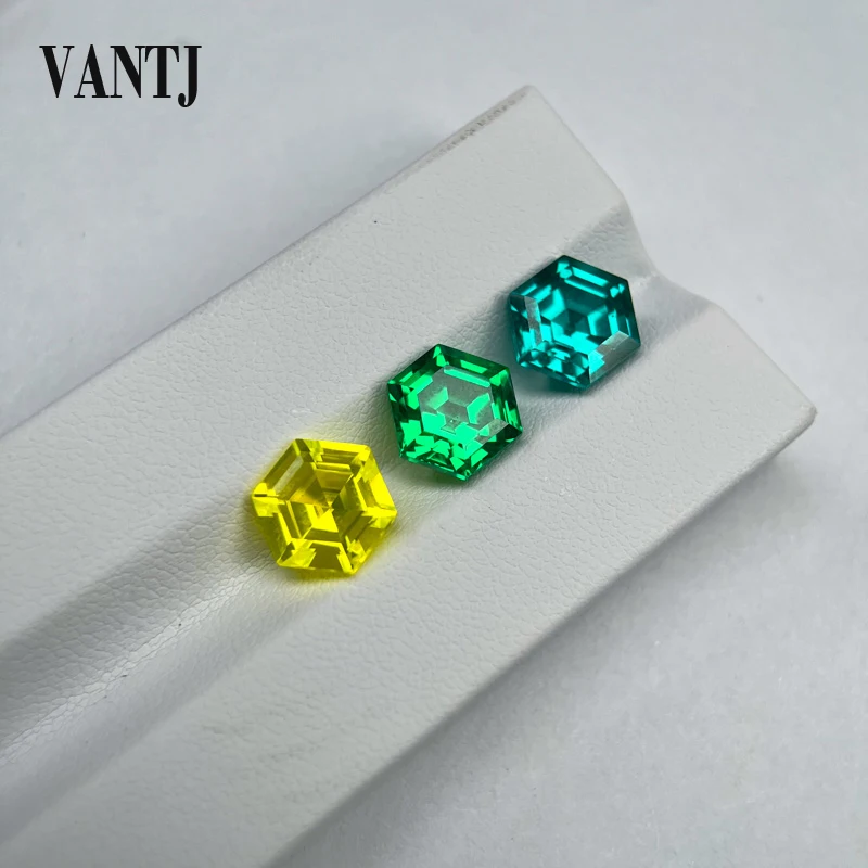 VANTJ-Yttrium-Aluminium-Garnet-YAG-Loose-Gemstone-Hexagon-Cut-Created ...