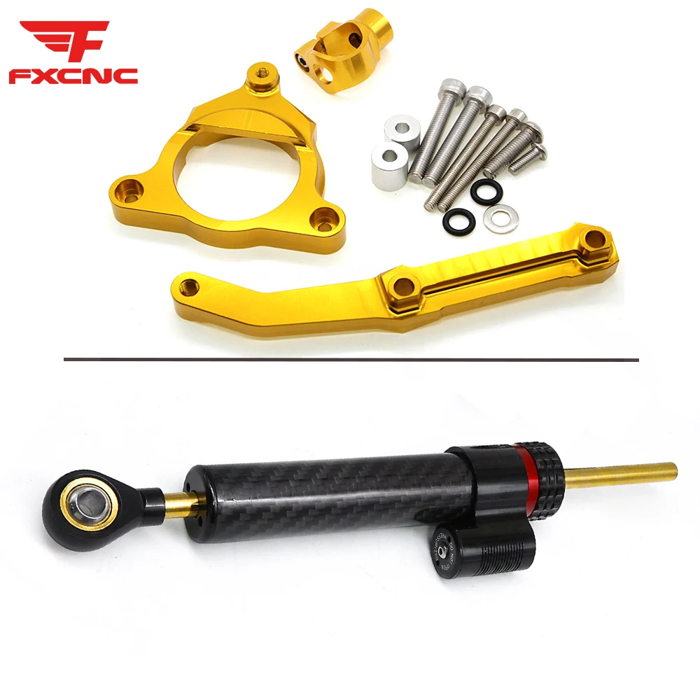 For Kawasaki Z800 2013-2018 Motorcycle CNC Steering Damper Stabilize ...
