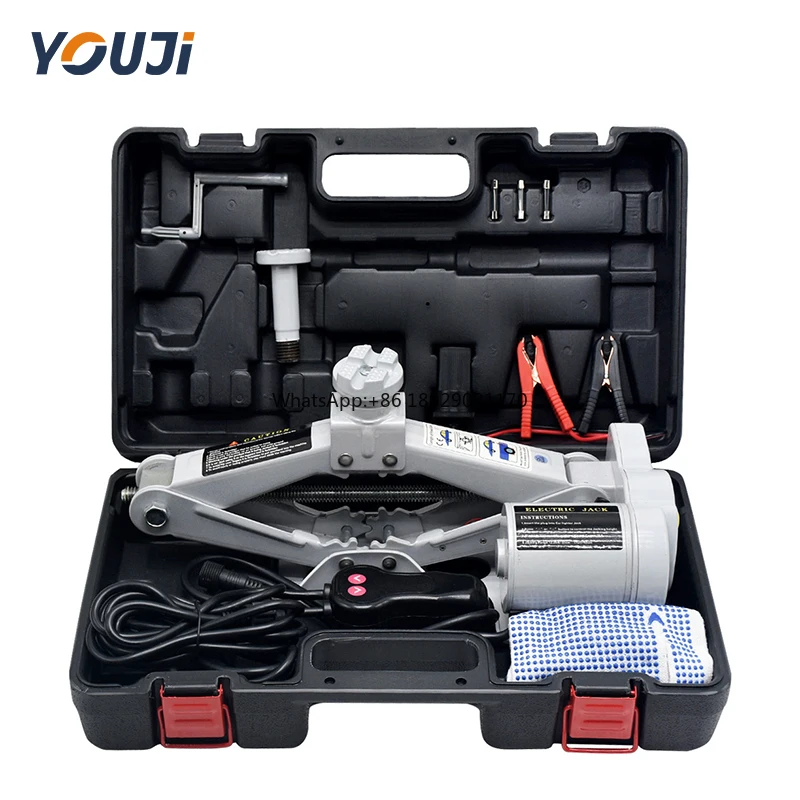 Hot-Sale-Portable-12V-DC-2T-Multi-Function-Electric-Scissor-Jack-for ...