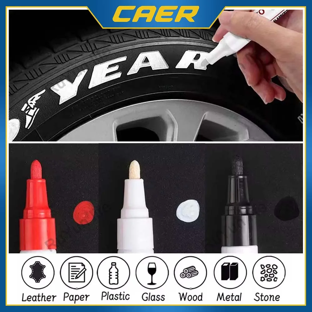 1Pc-Car-Oily-Painting-Pen-Waterproof-Permanent-Graffiti-Touch-Up-Tyre ...