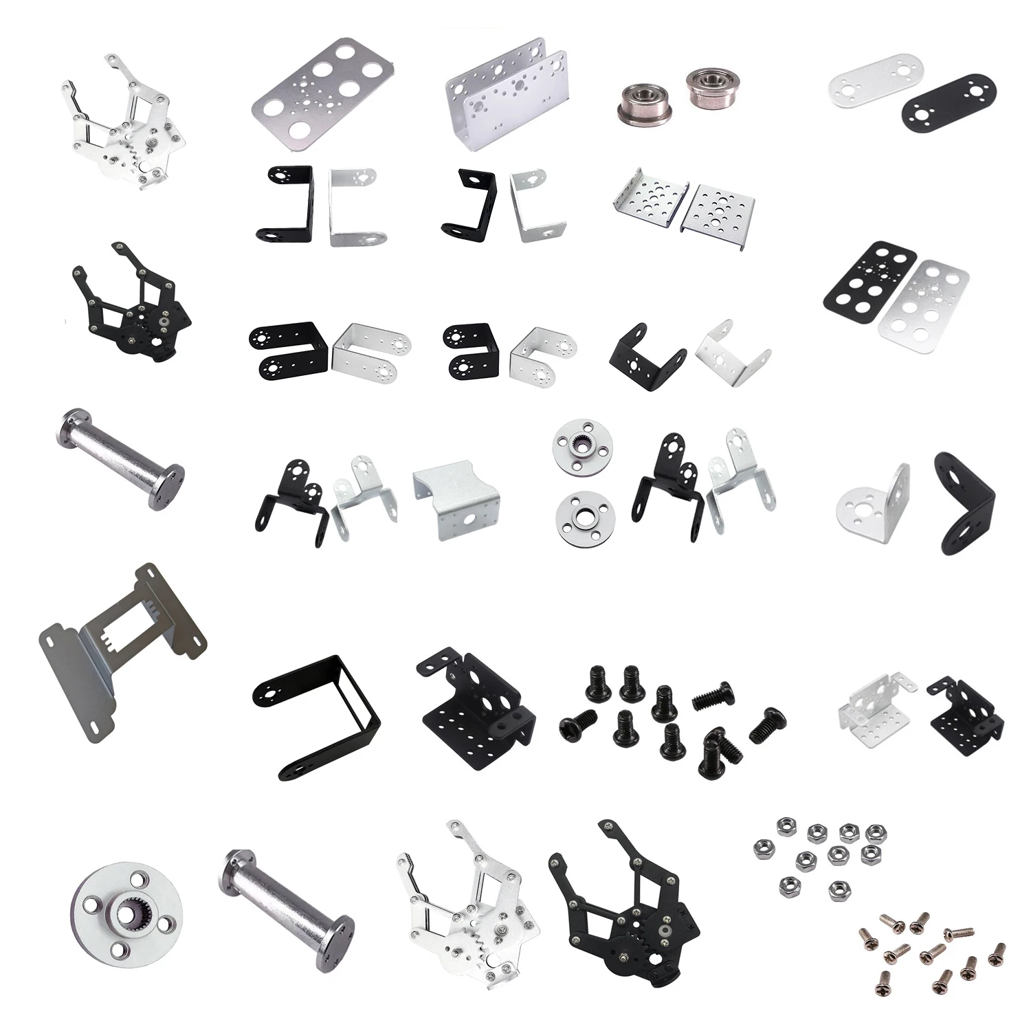 Servo-Bracket-For-Robot-Arm-Humanoid-Standard-Servo-Bearing-Bracket-To ...