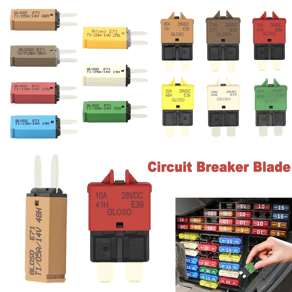 SplitCharge Electrical Protection Auto-Reset Blade Fuse Circuit Breaker ...