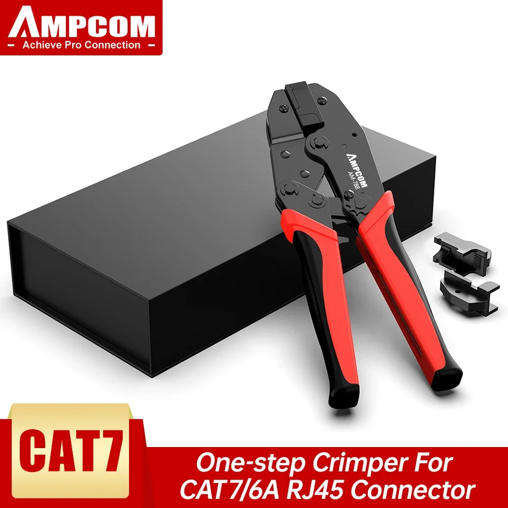 AMPCOM-One-step-RJ45-Ratcheting-Crimper-Network-Tool-for-Cat6A-Cat7 ...