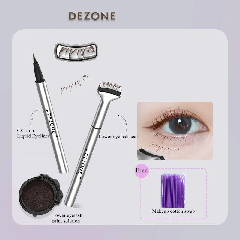 DEZONE-Liquid-Eyeliner-Pen-DIY-Lower-Lash-Extension-Stamps-Eyelash-Seal ...