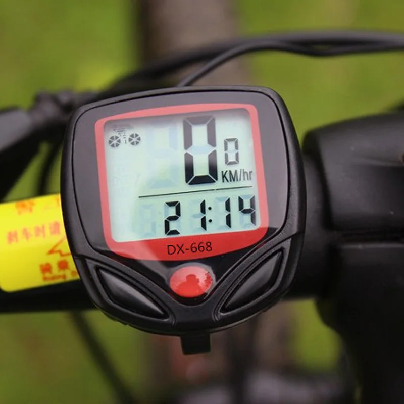 Bicycle-Speedometer-Waterproof-Wired-Digital-Bike-Ride-Speedometer ...