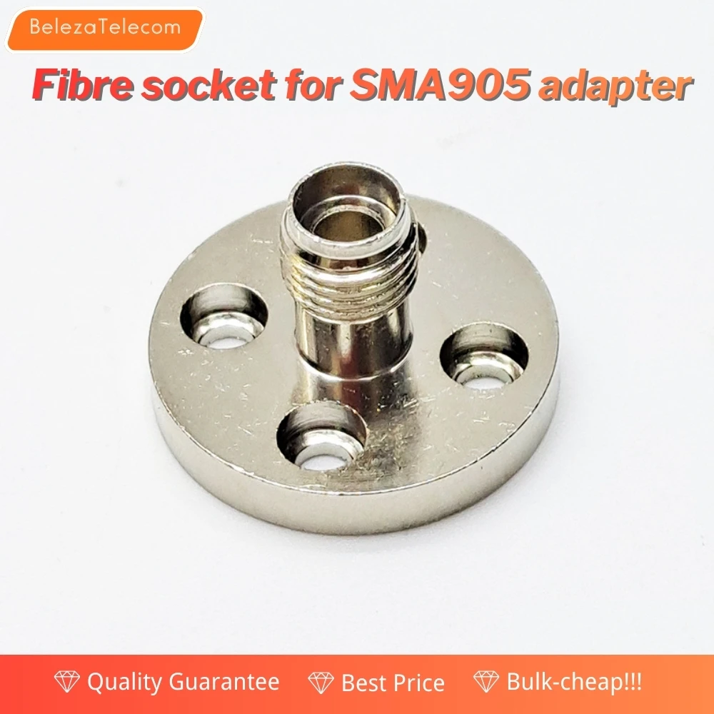 Fiber Optic SMA Connector Circular Metal Fibre Socket Seat For SMA905 ...