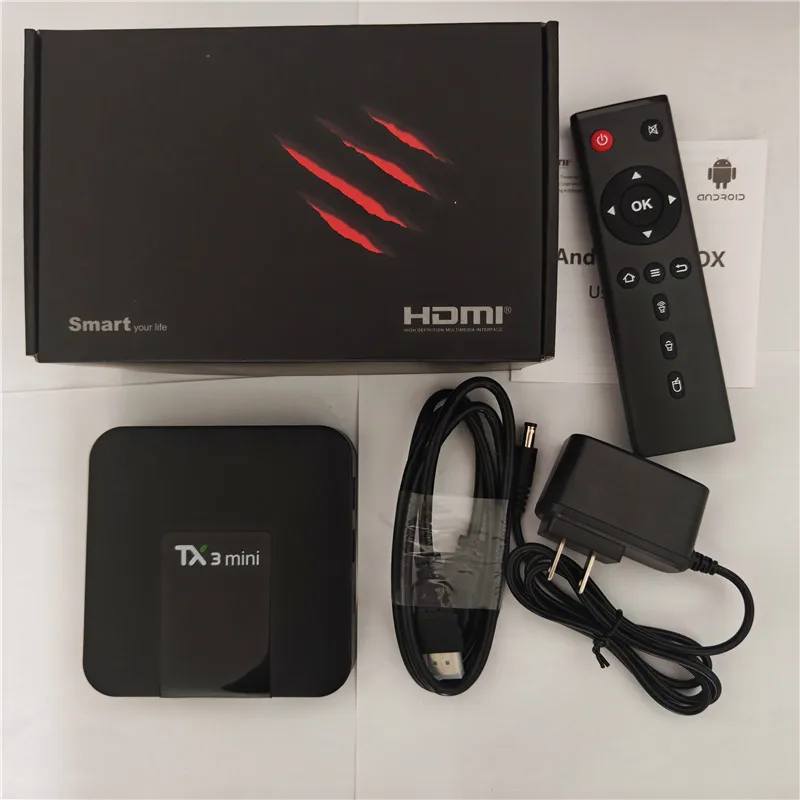 TX3 mini TV Box Android 10.0 4K Allwinner H313 Quad Core 2GB 16GB 5G ...