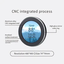 2.1 Inch IPS Secondary Screen 480x480 USB Water-Cooled Round LCD CPU ...