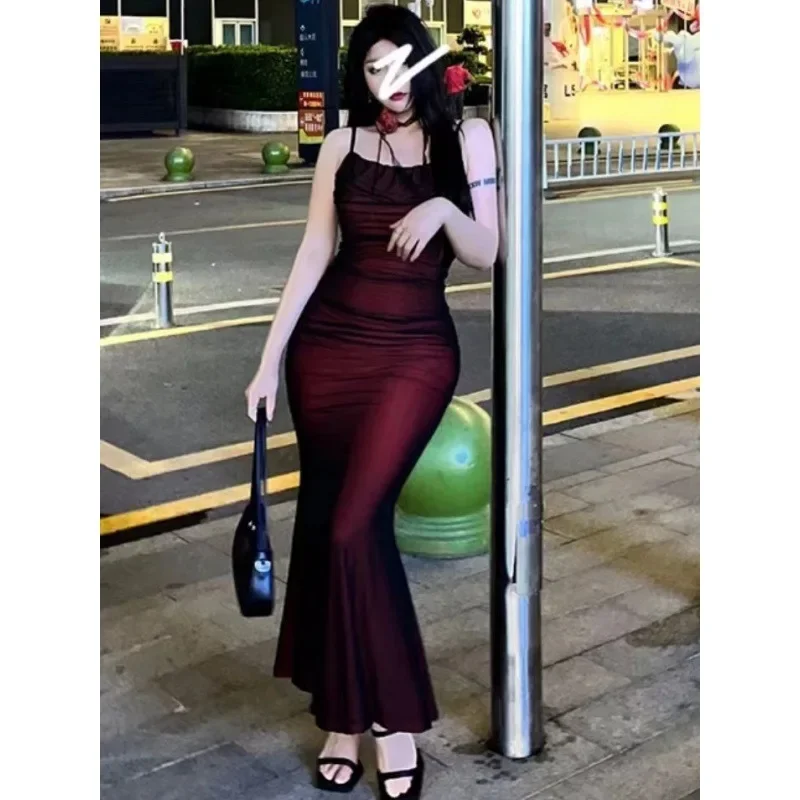 200kg-Sexy-Spicy-Girl-Pure-Desire-Strapless-Dress-Women-Pleated ...